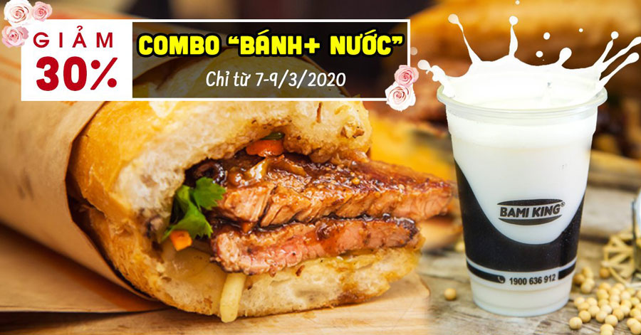 Khuyến Mãi Bami King | Giảm 30% | Tháng 3/2020 | Vua Khuyến Mãi