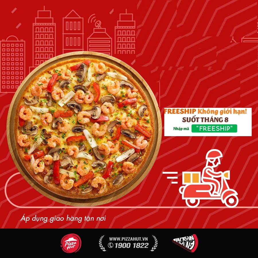 Pizza Hut Khuyến Mãi | Mua 1 Tặng 1 | Tháng 8/2020 | Vua Khuyến Mãi