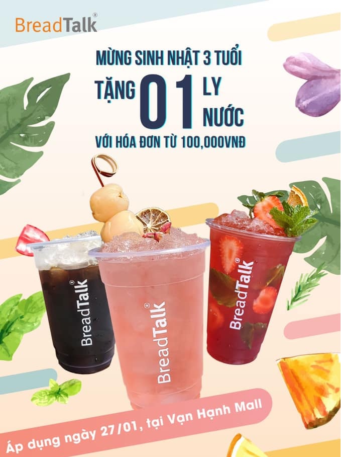 BreadTalk Sales | 20% OFF | Tháng 2/2021 | Vua Khuyến Mãi